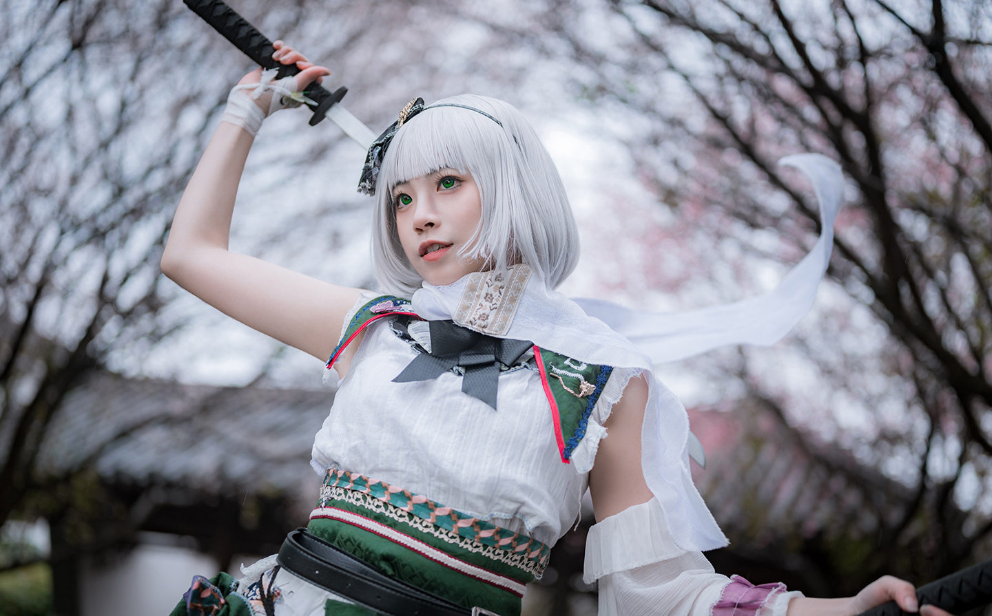 《东方project》魂魄妖梦cosplay 次元岛