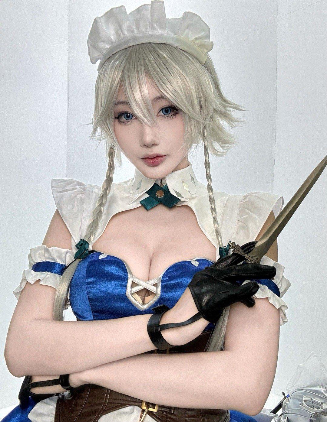Cosplay中国-次元岛 - 《东方Project》十六夜咲夜 潇洒的女仆长cosplay